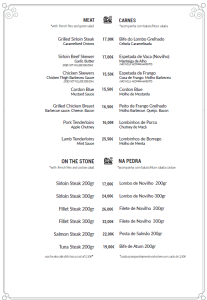 Our menus – Leeno's Restaurant